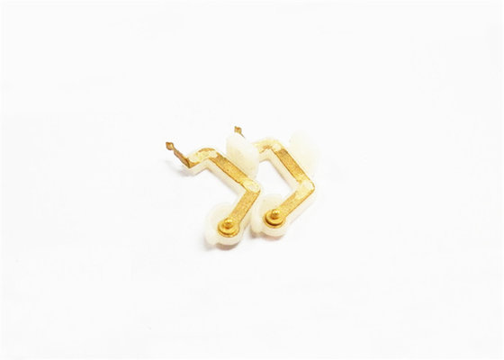 Screw Brass Spring Loaded Pins For PCB Testing Electronic Connector