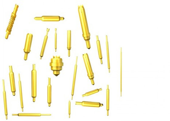 High Precision Magnetic Pogo Connector Male Gender Gold Plated