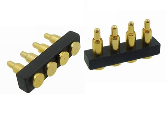 Motorcycle Brass PCB Pogo Pins , Spring Loaded Contact Pins 50 mm Length
