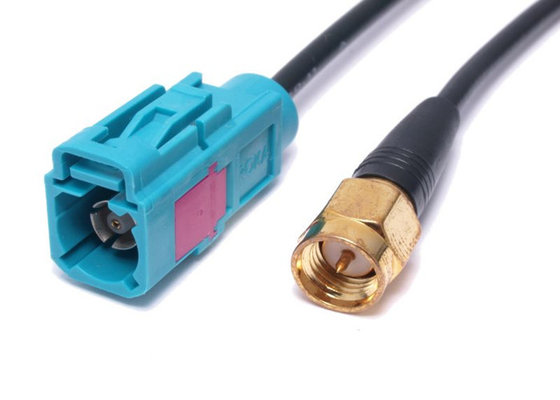 Straight Fakra Connector Assembly Female To Sma Male Adapter Rg58 Cable