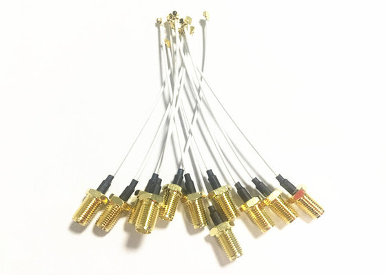Waterproof RF Cable Assemblies RP SMA Female to UFL / IPEX Connector