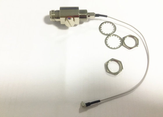 6Ghz 50Ohm Lightning Surge Protector with Coaxial N Plug to MMCX Plug