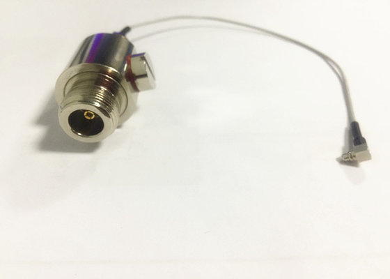 6Ghz 50Ohm Lightning Surge Protector with Coaxial N Plug to MMCX Plug