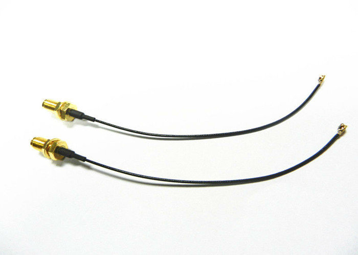 Waterproof RF Cable Assemblies SMA Female RG178 Coaxial Cable For Vehicle RoHs