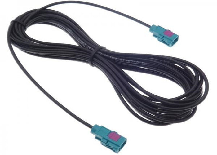Z Type Fakra Connector Cable Assembly SMB Female Port Plastic Housing