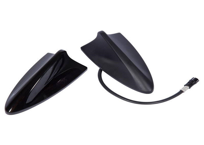 Black Roof Mount Car Shark Fin Antenna Universal Type GPS Aerial 50 W Max.