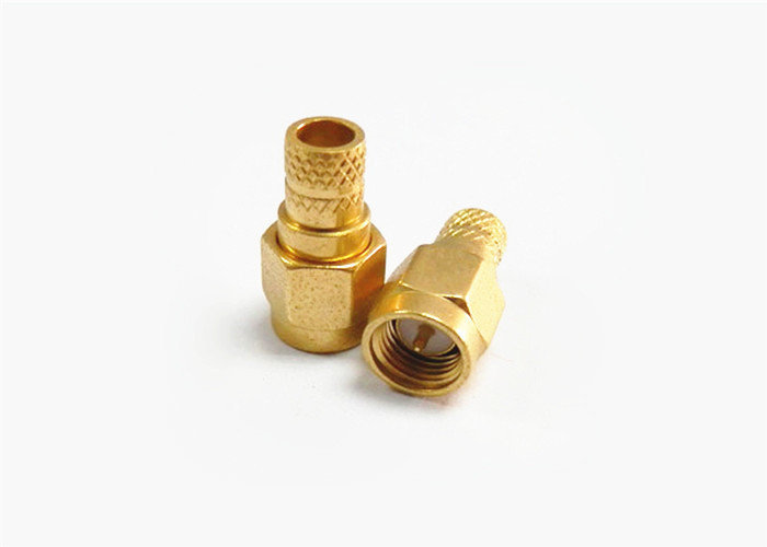 Male Female Wire Connectors RG402 / 405 RG58 Cable SMA Bulkhead Adapter