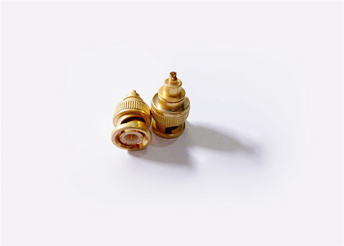 Car Straight Dual BNC Connector 3 GHz Frequency for 50 Ohm RF Coaxial Cable