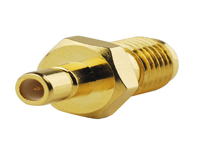 Weatherproof SMB Coax Connector , SMB Male To SMA Female SMB Antenna Connector
