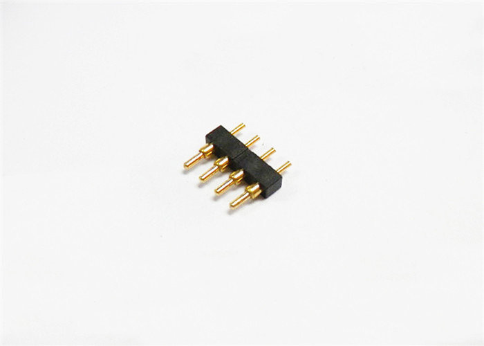 Electrical Spring Loaded Pogo Pin Connector With Spring Wire Smooth Treatment