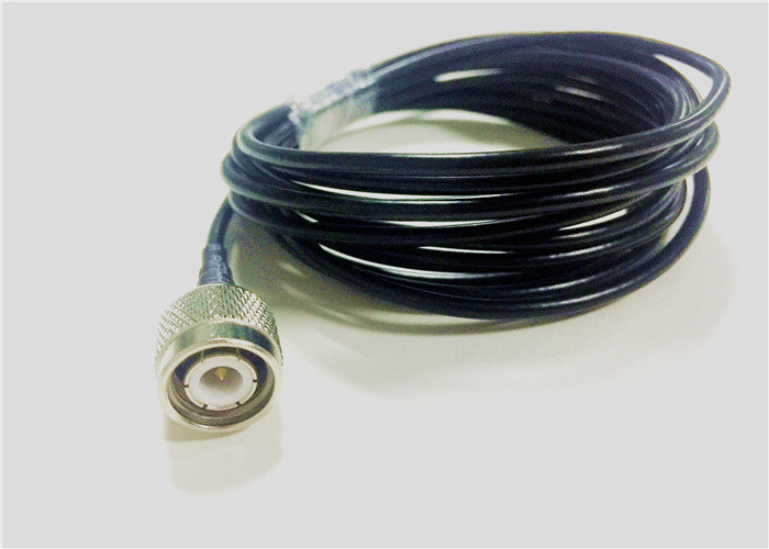 ROHS Compliant TNC  Plug with 3 Meters Length RG 174 Coaxial Cable assemblies
