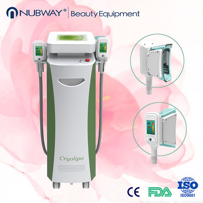 Nubway hot sell 2 cryo handles working together cryolipolysis fat freezing machine