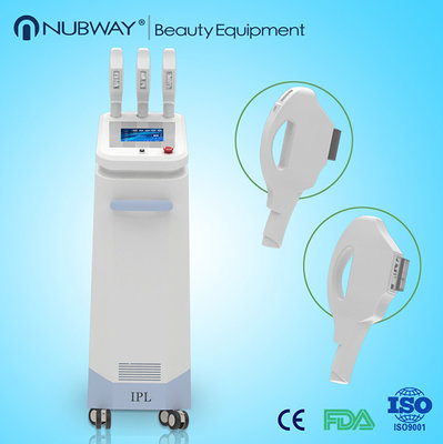 Skin rejuvenation multifunctional 3 handles ipl machine for hair removal