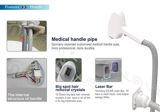Professional 808 Diode Laser Hair Removal Equipment , Pain Free!
