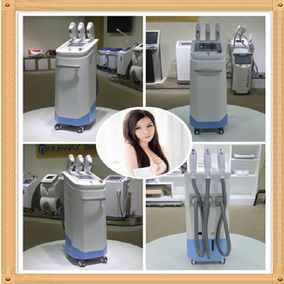 3 handles multifunctional elight ipl shr hair removal skin rejuvenation machine for salon use
