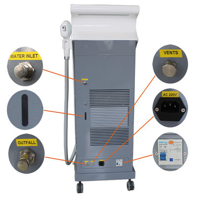 Immediate result painless and permanent 808nm diode laser hair removal machine with medical CE