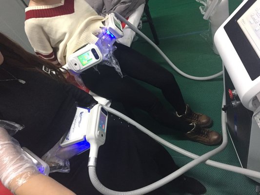 Beauty salon equipment body slimming cryolipolysis fat freezing machine with 4 cryo handles