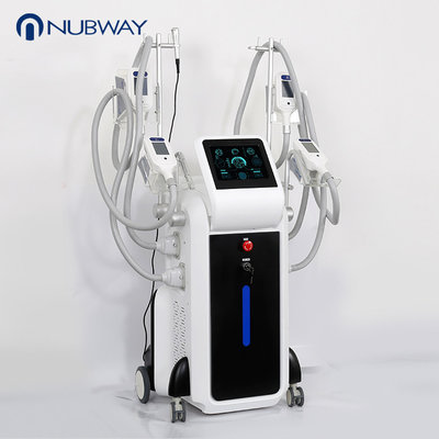 Cryo cavitation rf vacuum body 4 handles to men shaper machine to slimming preciousness freezing abdominal fat