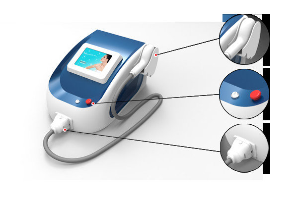 Beauty equipment portable 808nm Diode Laser Permanent Hair Removal Machine For Salon