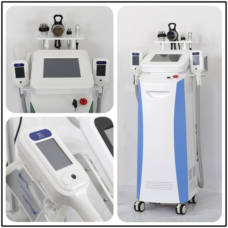 Beauty Equipment Cryolipo fat freezing+rf+cavitation cryolipolysis weight loss machine with 3 years warranty