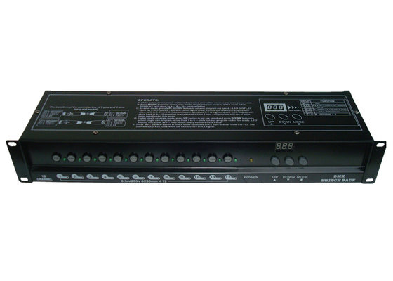 12 Channel DMX Controller DMX512 Switch Pack Stage Equipment Switch Output With Triac