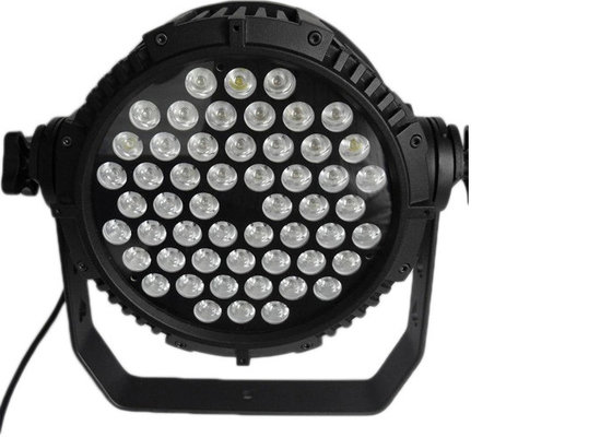 7CH IP65 Outdoor LED Par 64 RGB DMX Stage Lighting 90V - 240VAC 4 Button Control Panel