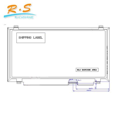 40pin LVDS 공용영역 노트북 표시판 AUO 14.0 호리호리한 B140XTN02.3 40pin LVDS 공용영역 노트북 표시판