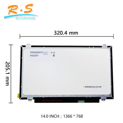 AUO 섬광 HD lcd 스크린, B140XTN02.D WXGA 노트북 패널 lcd 보충