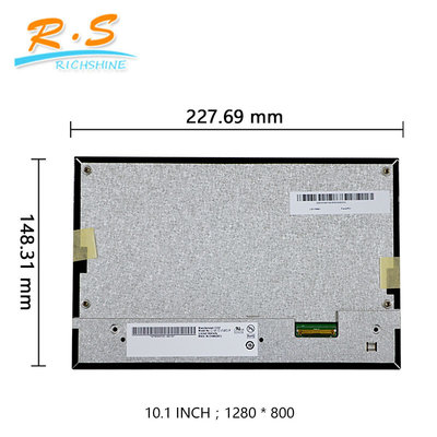 AUO 산업 10.1inch G101EVN03.0 TFT lvds는 40pin 경조 비율 1300:1를 조화시킵니다