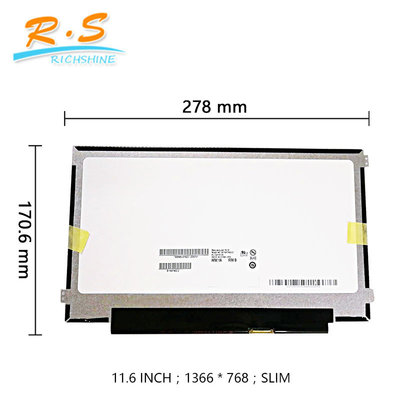 Großhandels-Laptopschirm B116XTN02.2 AUO 11.6inch HD (1366*768) nehmen ab, 30pin nach rechts/verließen EDV-Schnittstelle