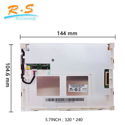 450 cd/m2 산업 LCD 스크린 모형 5.7inch 320*240 G057QTN01.0 보충 Gameboy 스크린