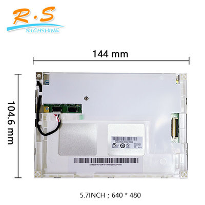 Industrieller LCD-Bildschirm 640x480 G057VN01 V2, 5,7 AUO bewegen industrielles lcd-Modul CMOS Schritt für Schritt fort