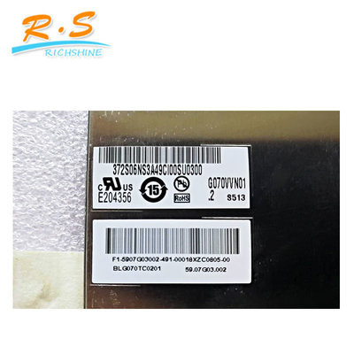 800*480 Auo 7" 넓게 산업 LCD 스크린 높은 광도 600마리의 nits G070VVN01.2