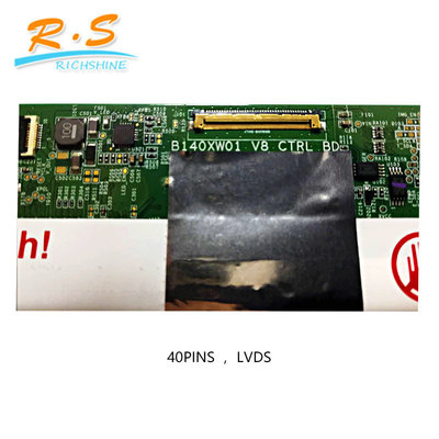 B140XW01 V9 Zoll AUO Lvds der Ersatz-LCD-Bildschirm-Laptop-Monitor-Anzeigen-14,0 40 Stifte