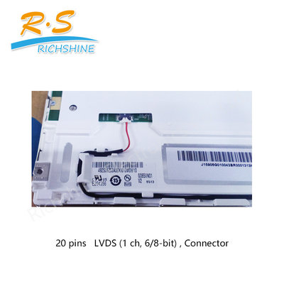 6,5 LCD-Bildschirm-Anzeige G065VN01 V2 70 des Zoll-640x480 industrieller Betrachtungs-Winkel