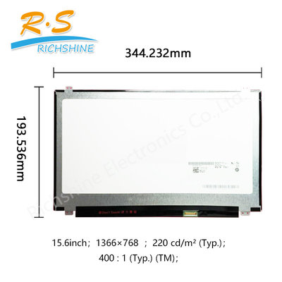 B156 x 호리호리한 광택 있는 주식에서 TN04.6 15.6” 1366*768 자동 LCD 스크린 15.6”