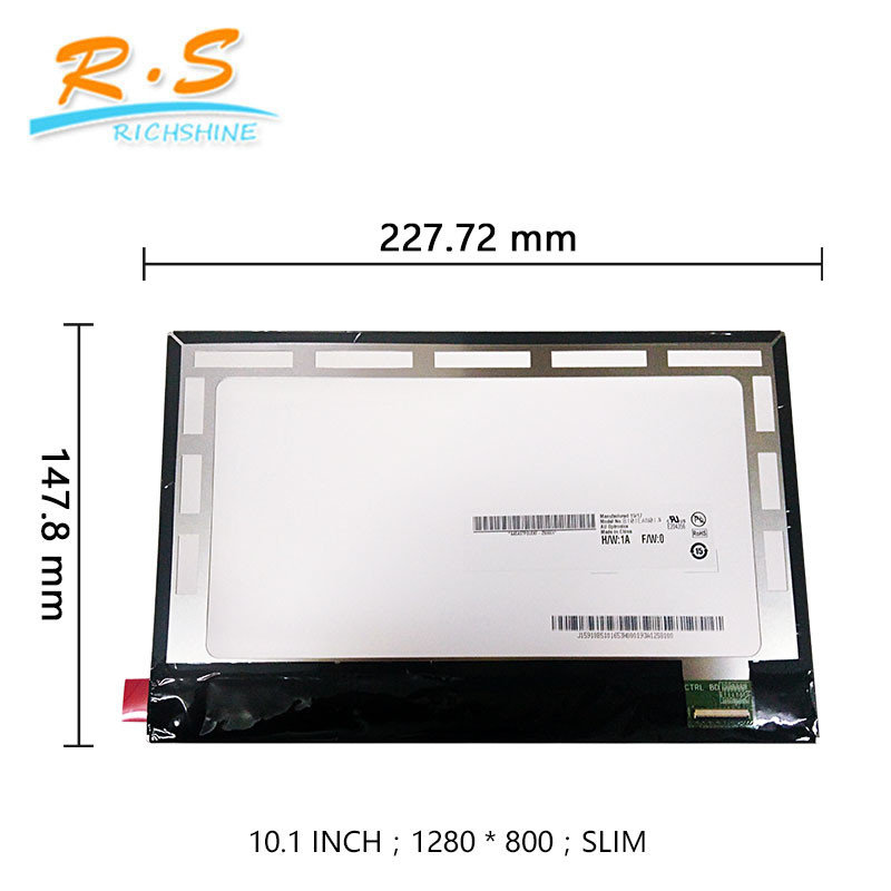 Acer 노트북을 위한 B101EAN01.5 LCD 패널 회의 AUO 터치스크린 10.1 인치 1280*800