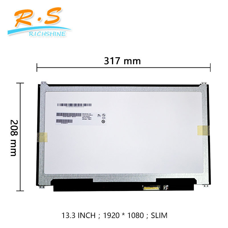 Anzeige AUO 13,3“ LCD IPS, hochauflösendes Verhältnis des Notizbuch-Bildschirm-B133HAN04.0