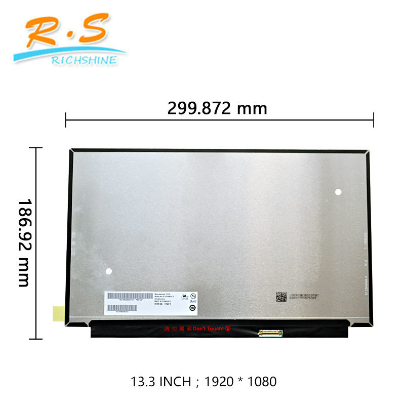 TFT FHD AUO 13,3 hohe Platte des Zoll-Laptop-LCD-Bildschirm-B133HAN04.9 des Pixel-30 der Stiftwxga