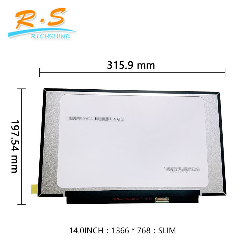 Tn-Notizbuch Lcd-Schirm-Ersatz 1366 des grellen Glanzes * 768 Entschließung 30 Pin EDV-Schnittstelle