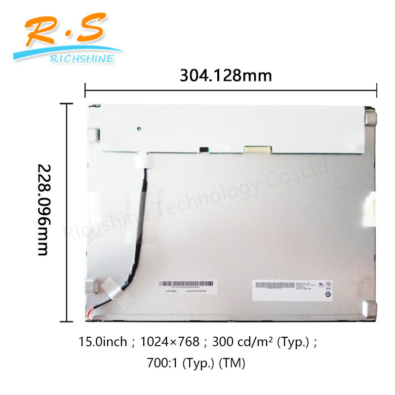 Nagelneuer und ursprünglicher industrieller Großhandelsschirm G150XTN06.1/G150XTN06.2 TFT LCD-Anzeige