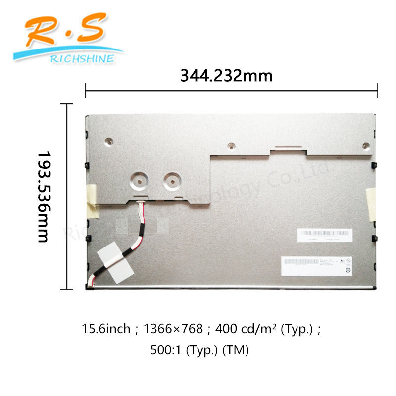 Ursprüngliche LCD Platte AUO 15,6“ für industriellen Schirm Ersatzes G156XW01 V3, RGB-tft lcd-Plattenschirm