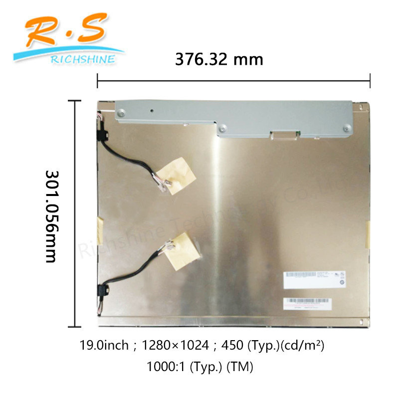1280 * 1024 TFF AUO industrielles Lcd-Panel 19,0 Zoll G190EG01 V0 LVDS-Schnittstelle 30 PIN