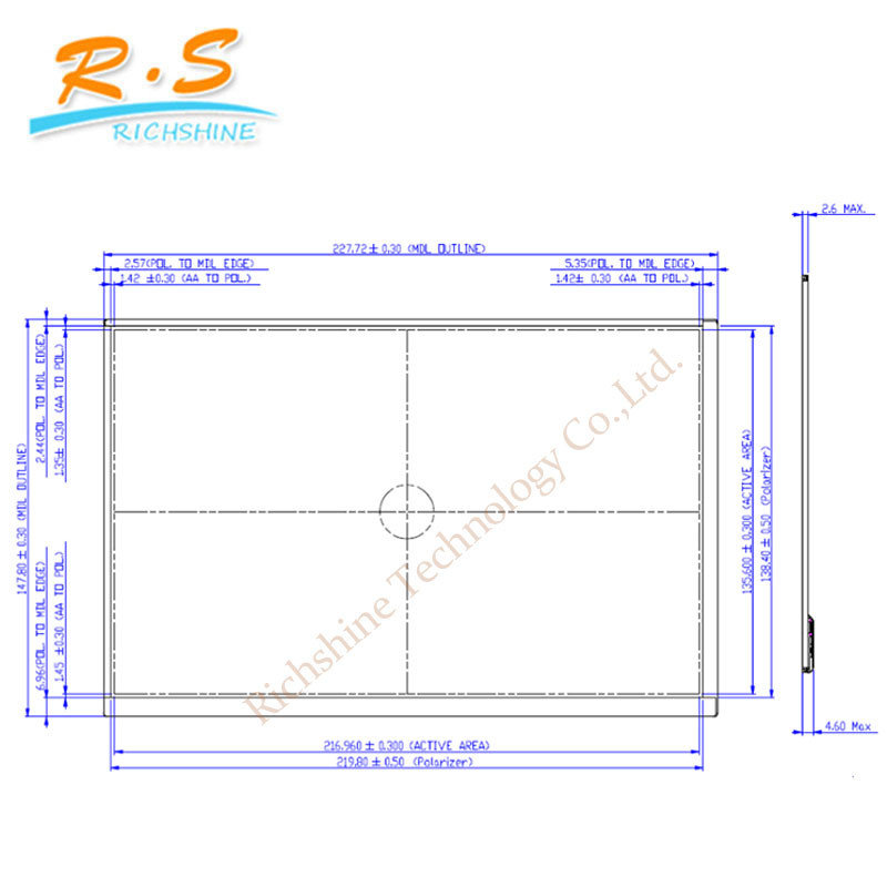 acer 테이블 LCD 모형을 위한 AUO 터치스크린 LCD 감시자 회의 B101EAN01.5