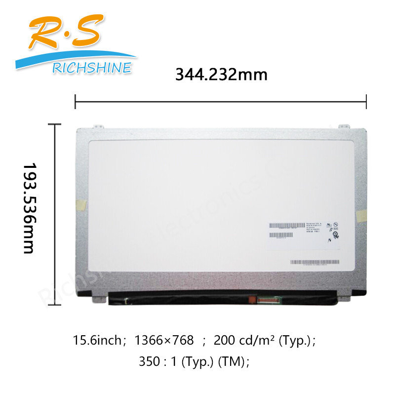 노트북 보충을 위한 새로운 본래 15.6inch TFT HD 1366*768는 30PIN edp 공용영역 LP156WHU-TPB1를 체중을 줄입니다
