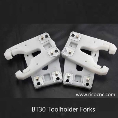 White BT30 Tool Forks  Plastic CNC Tool Holder Clips for BT30 ATC Toolchanger