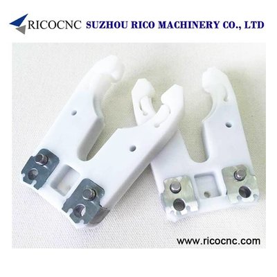 White Iso30 Tool Holder Forks, Hsd Tool Clips for Stone Carving Machine, Plastic Tool Holder Fingers, Atc Tool Grippers