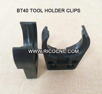 Factory Supply BT40 Tool Forks CNC Tool Clips for Woodworking Machine, Plastic CNC Router Tool Clips