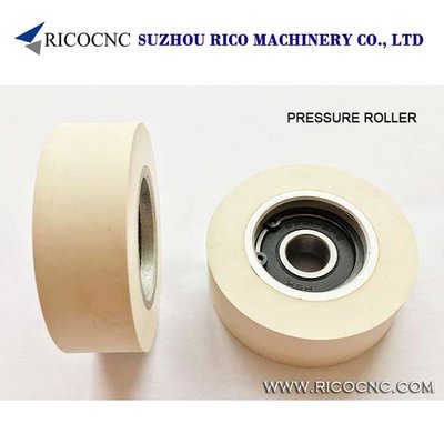 Rubber Pressure Roller Wheels with Bearing for Edgebanders Edge Banding Machine