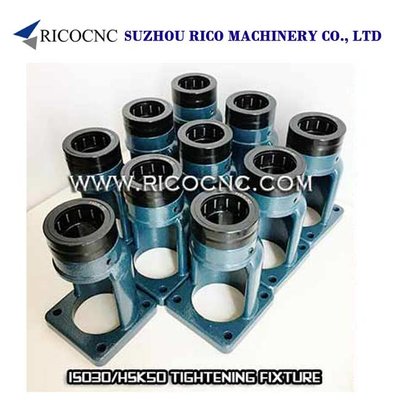 ISO30 Tool Holder Tinghtening Fixture HSK50 Clamping Stand CNC Router Tool Lock Seat